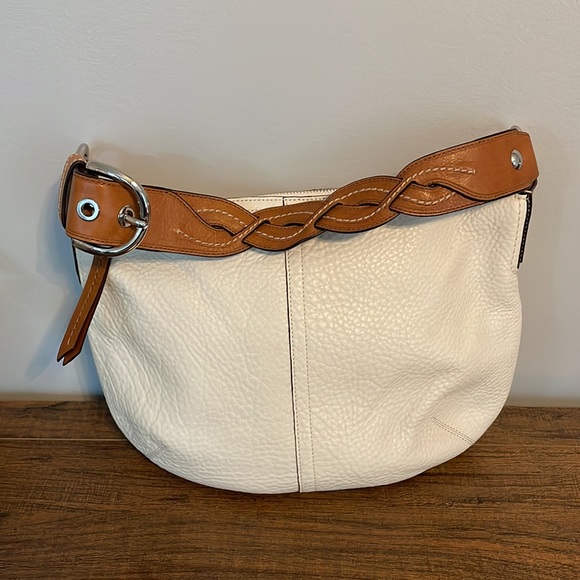 Coach | Bags | Coach White Leather Boho Western Shoulder Bag Purse With ...